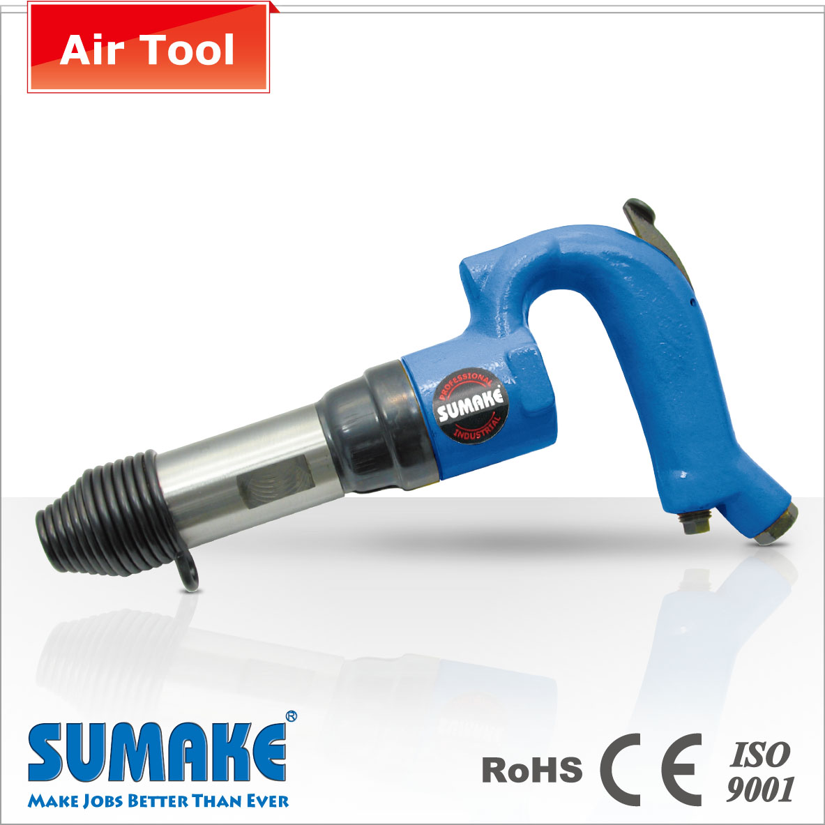 MINI AIR CHIPPING HAMMER WITH SPRING(HEX shank)